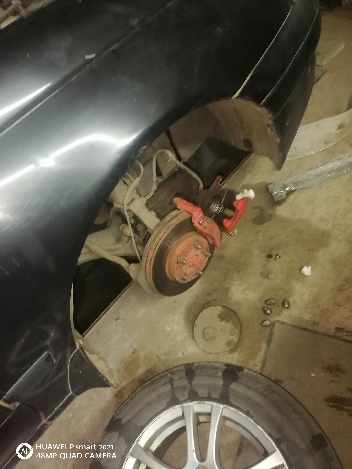 Тормоза — Toyota Carina E, 2 л, 1992 года | поломка | DRIVE2