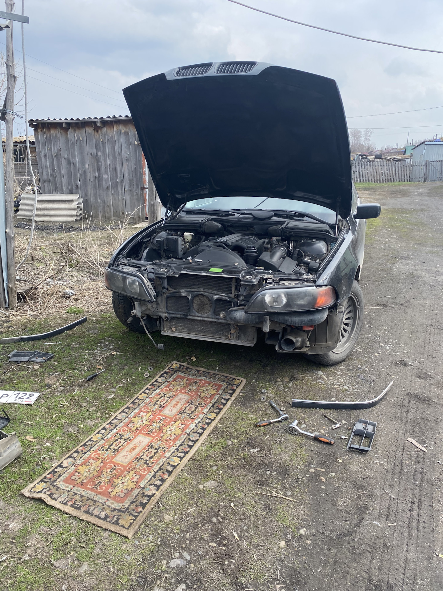 Вентилятор кондиционера. Часть 3. — BMW 5 series (E39), 2,8 л, 1997 ...