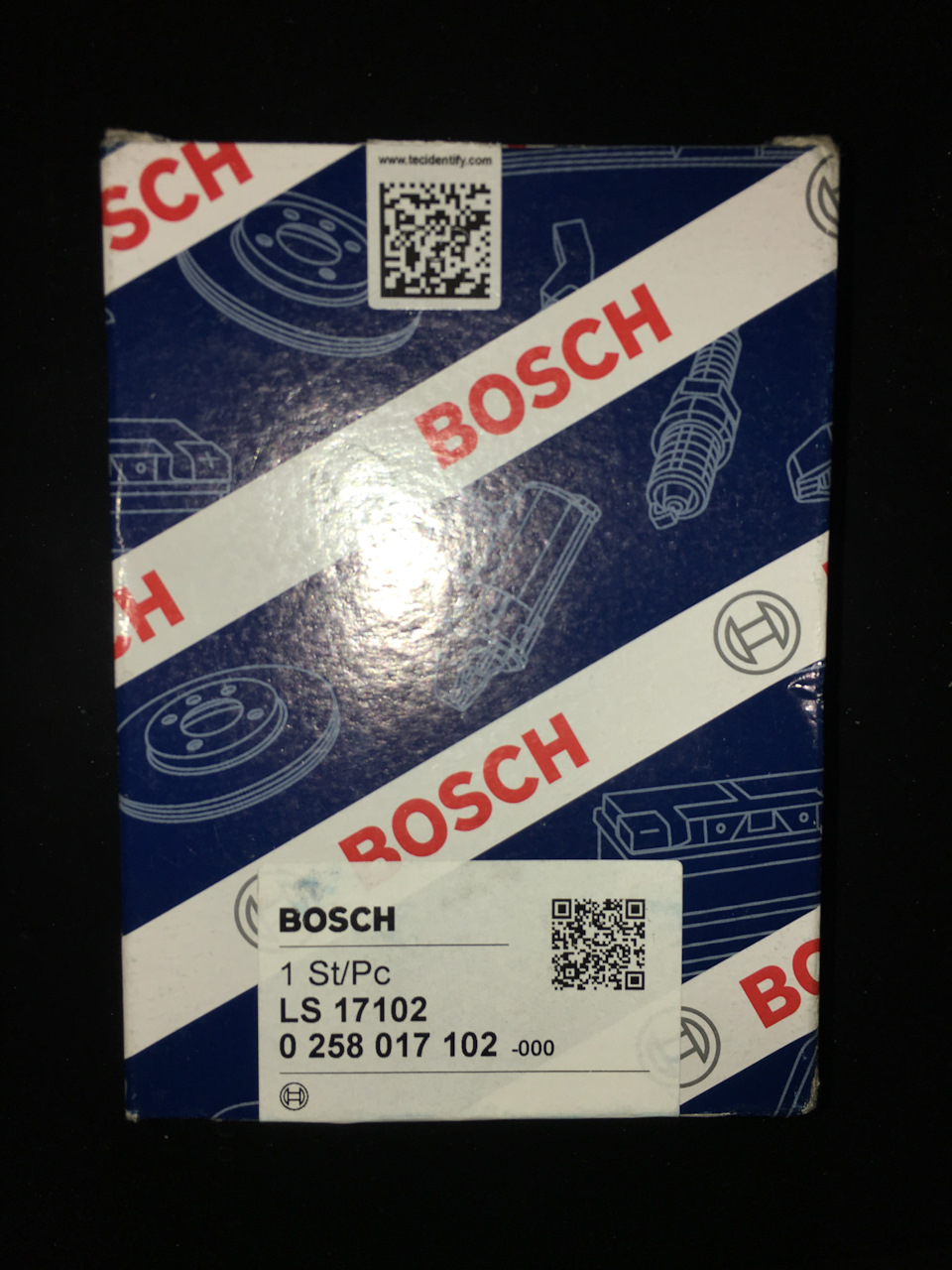 0258017102 ЛЯМБДА-ЗОНД BOSCH | Запчасти на DRIVE2