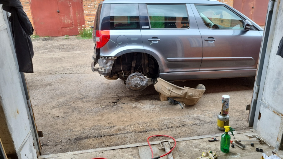 Задние арочки — Skoda Yeti, 1,6 л, 2017 года | своими руками | DRIVE2