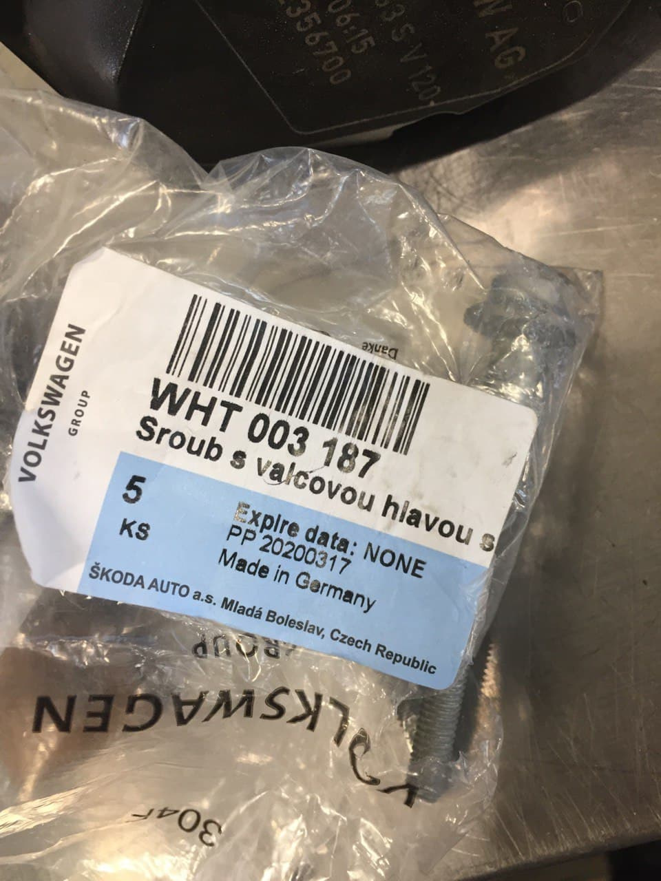 WHT003187 ВИНТ/ VAG | Запчасти на DRIVE2