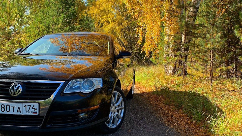 Volkswagen Passat B6 1.6 бензиновый 2007 | Пассик чернышь на DRIVE2