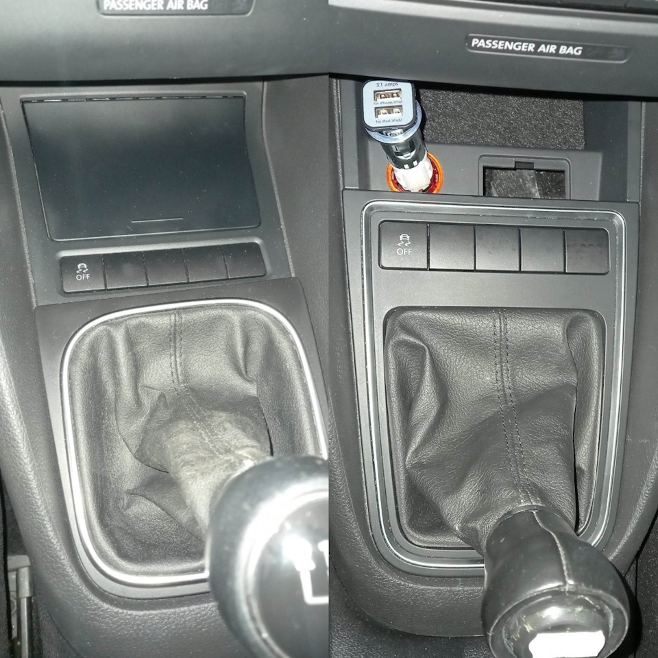 My 8# modification — Change middle console from Jetta part 1 ...