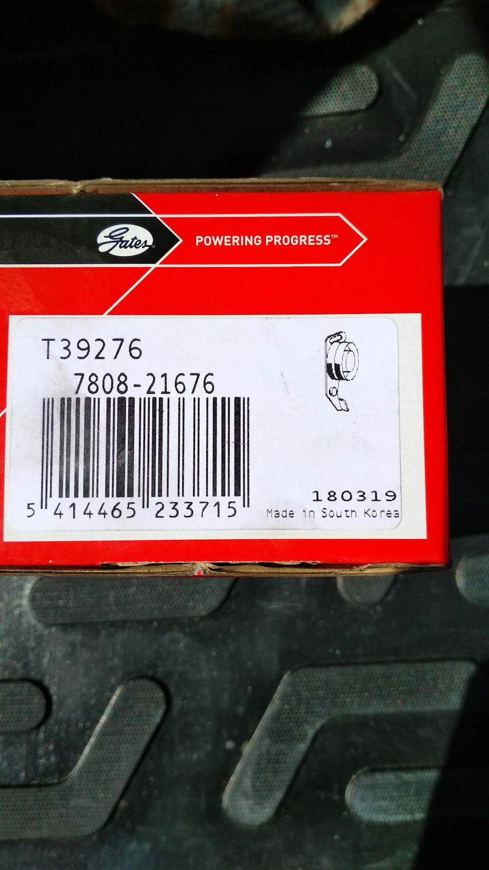 T39276 Ролик натяжной GATES | Запчасти на DRIVE2