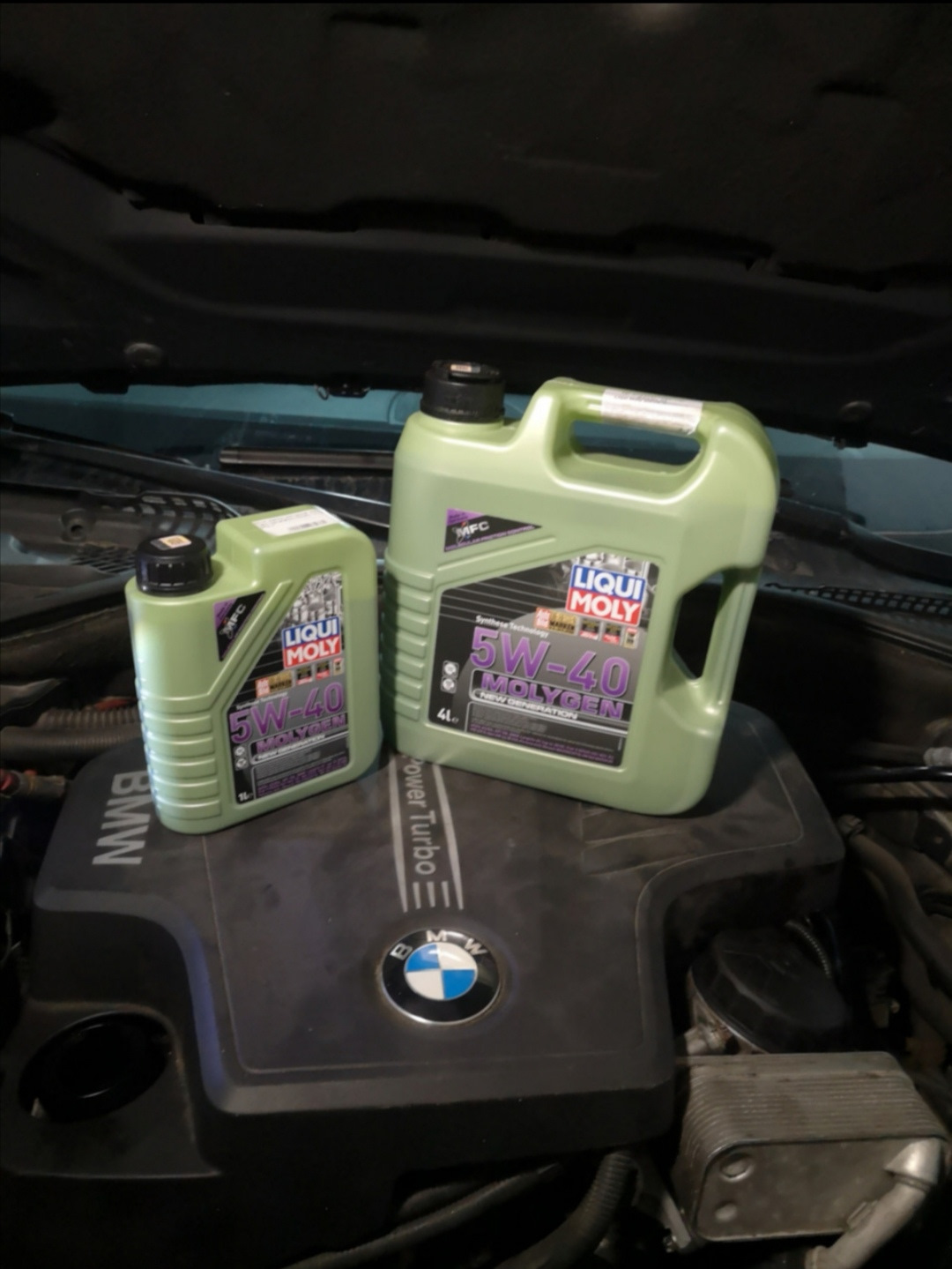 Масло Liqui Moly Molygen New Generation 5w40 в n20b20. — BMW 5 series ...