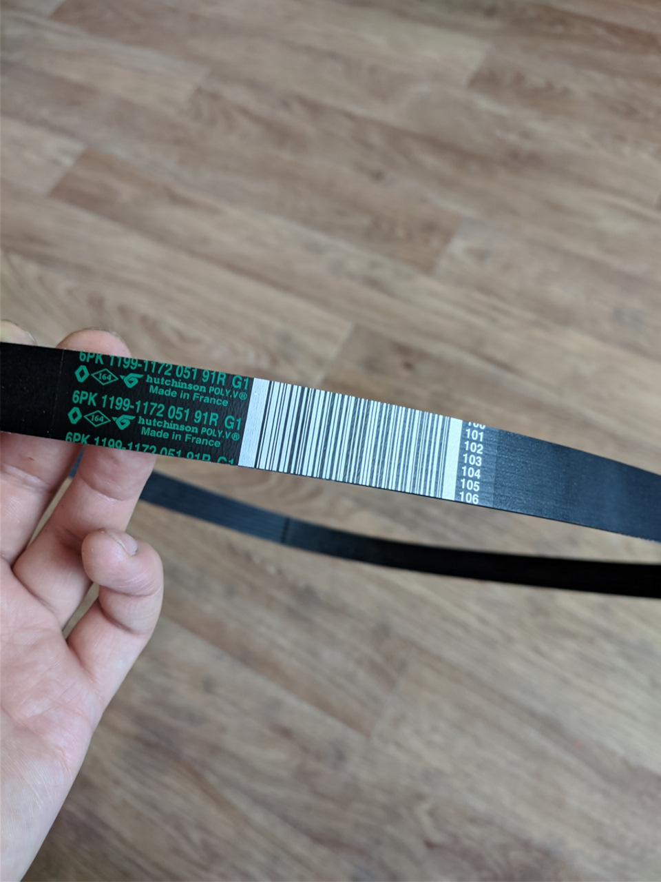 117205191R Ремень поликлиновой RENAULT | Запчасти на DRIVE2