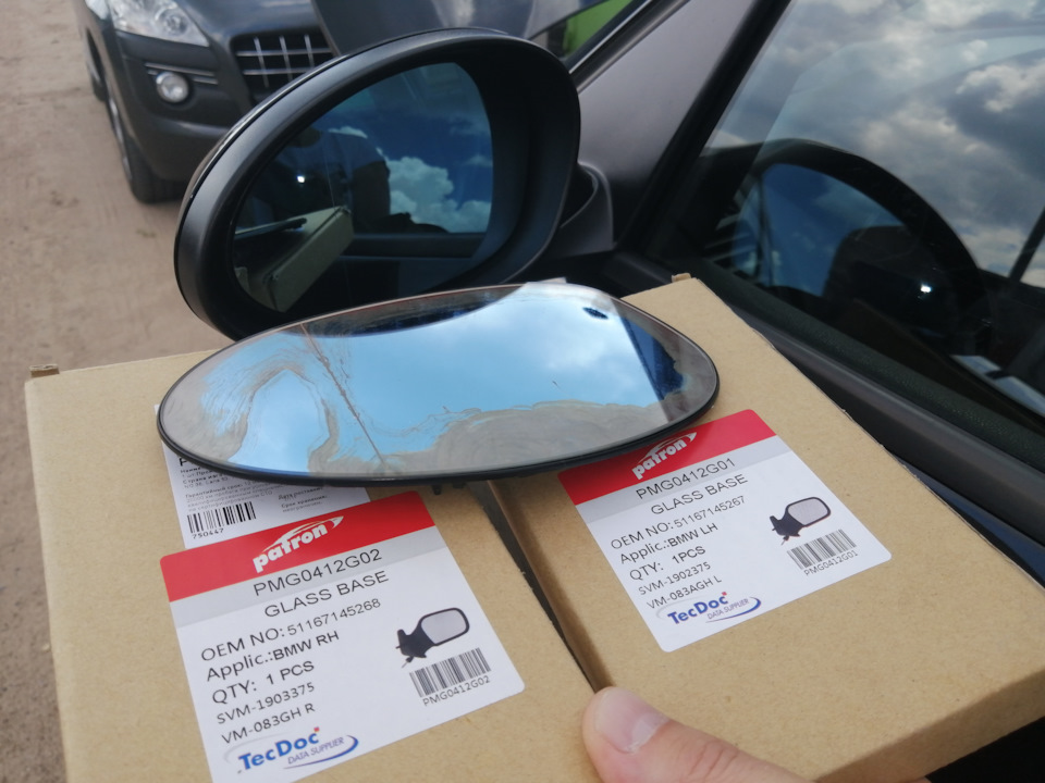 51167145268 Стекло панорамного зеркала с обогревом П BMW | Запчасти на ...