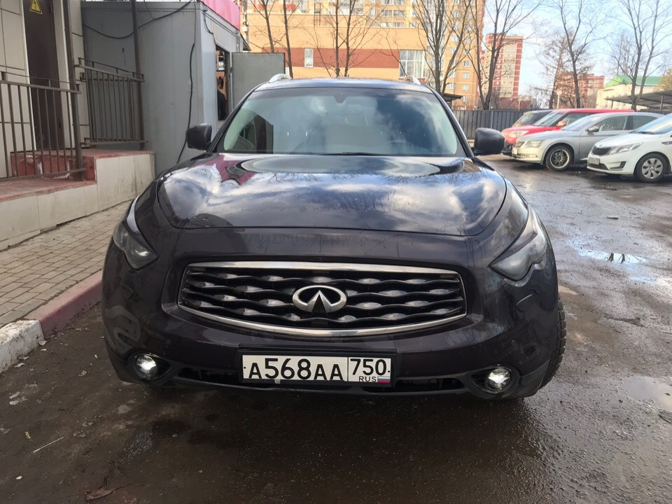 ПТФ black edition — Infiniti FX (2G), 3,7 л, 2010 года | аксессуары | DRIVE2