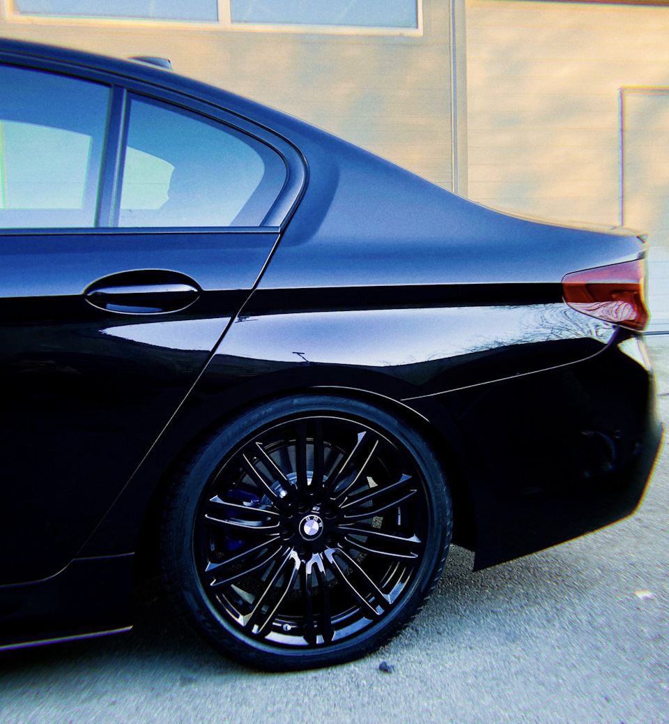 С R18 на R19 black — BMW 5 series (G30), 2 л, 2019 года | колёсные диски | DRIVE2
