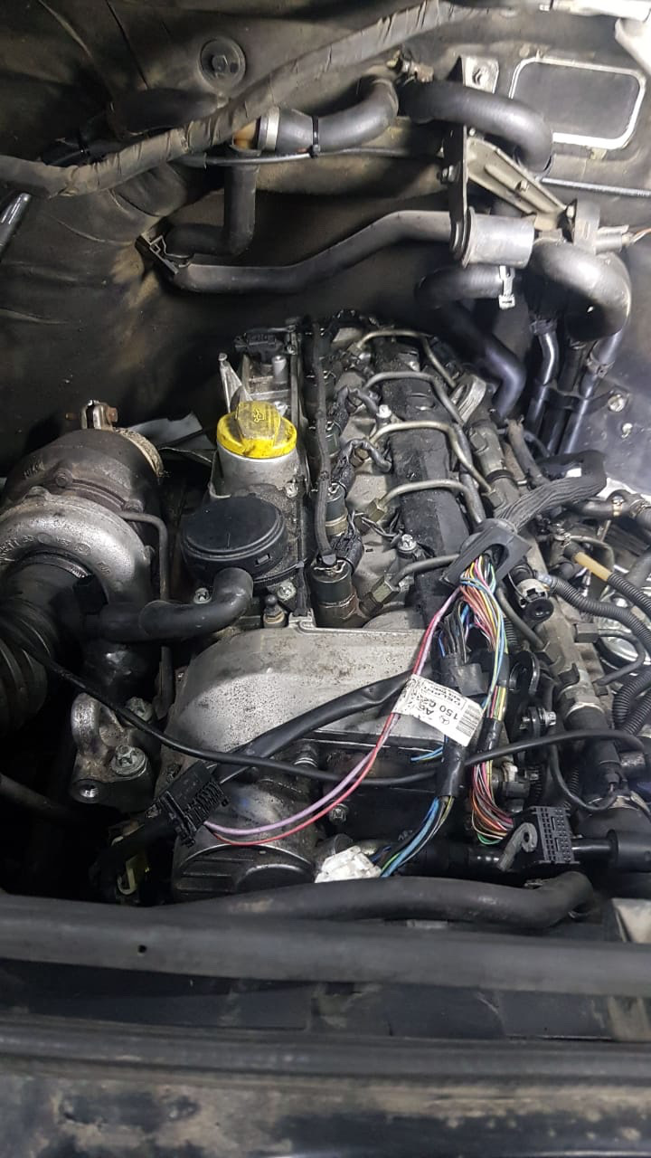 Замена двигателя на OM 612 — Mercedes-Benz Sprinter (2G), 2,7 л, 2012 ...