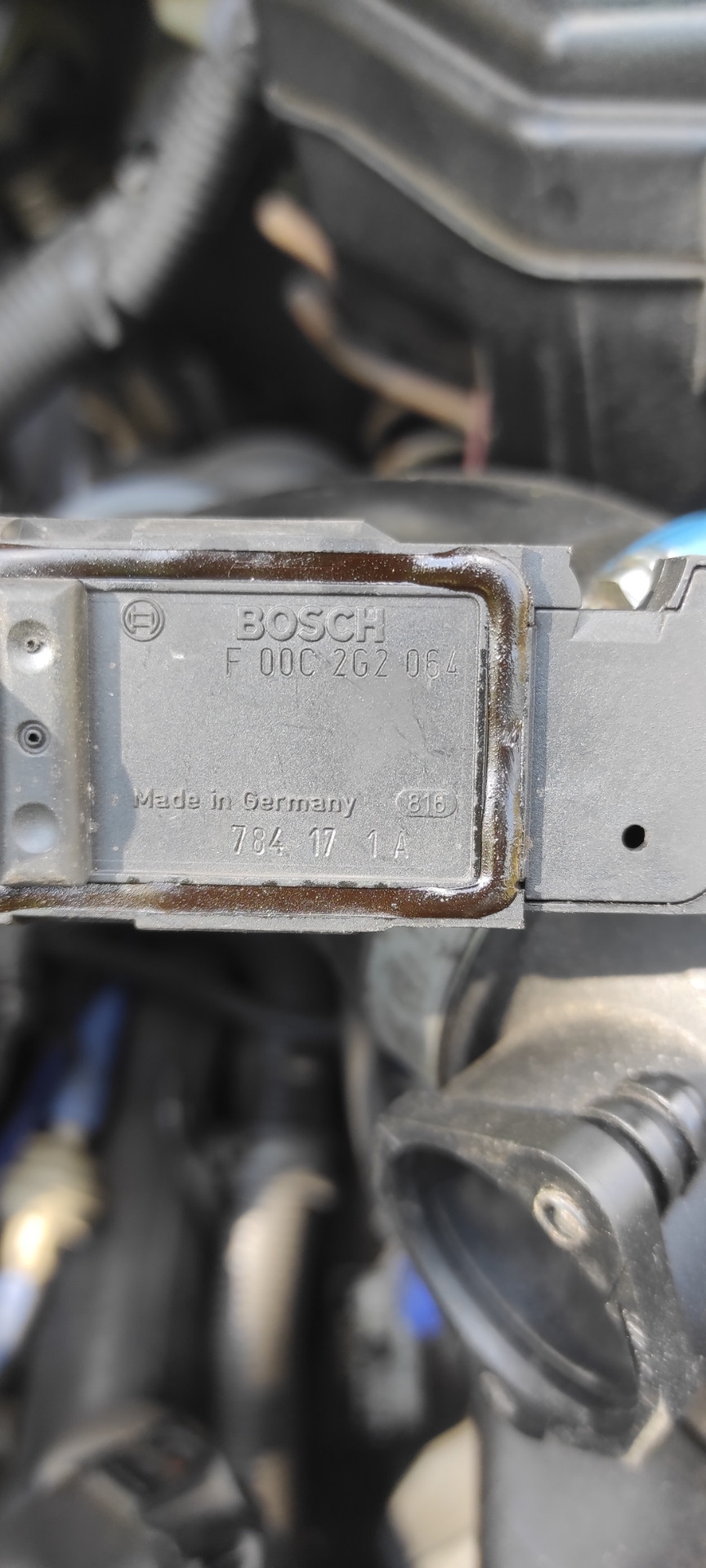 F00C2G2064 Датчик массового расхода воздуха BOSCH | Запчасти на DRIVE2