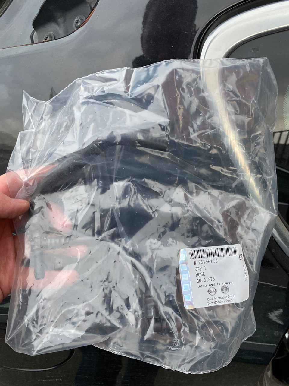 25195113 Шланг охлаждения турбины обратный Astra-J GM | Запчасти на DRIVE2