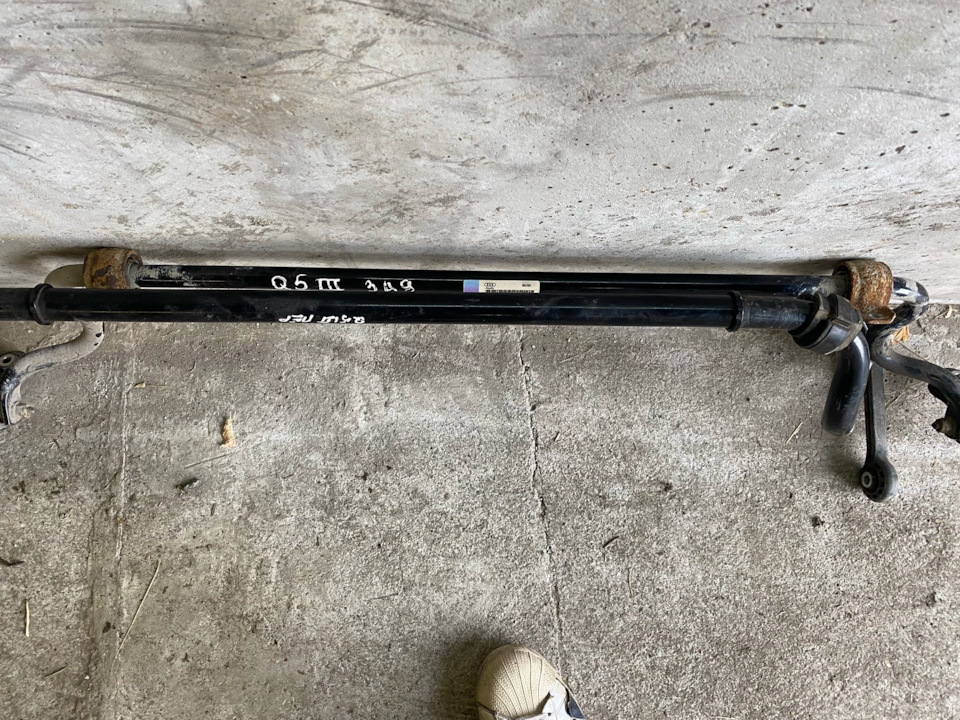 Толстые стабилизаторы от Q5 / SQ5 — Audi A6 (C7), 2 л, 2012 года ...