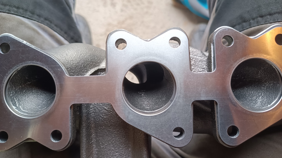 Подготовка коллектора SR2 2.2т AAN 3b. — Audi 100 (C3), 2,2 л, 1990 ...