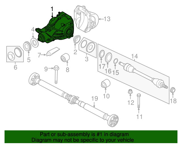 33107584444 редуктор главной передачи BMW | Запчасти на DRIVE2