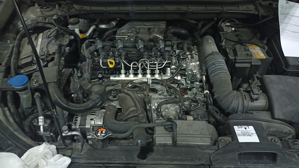 Замена огнеупорных шайб топливных форсунок — Mazda CX-5 (2G), 2,2 л ...