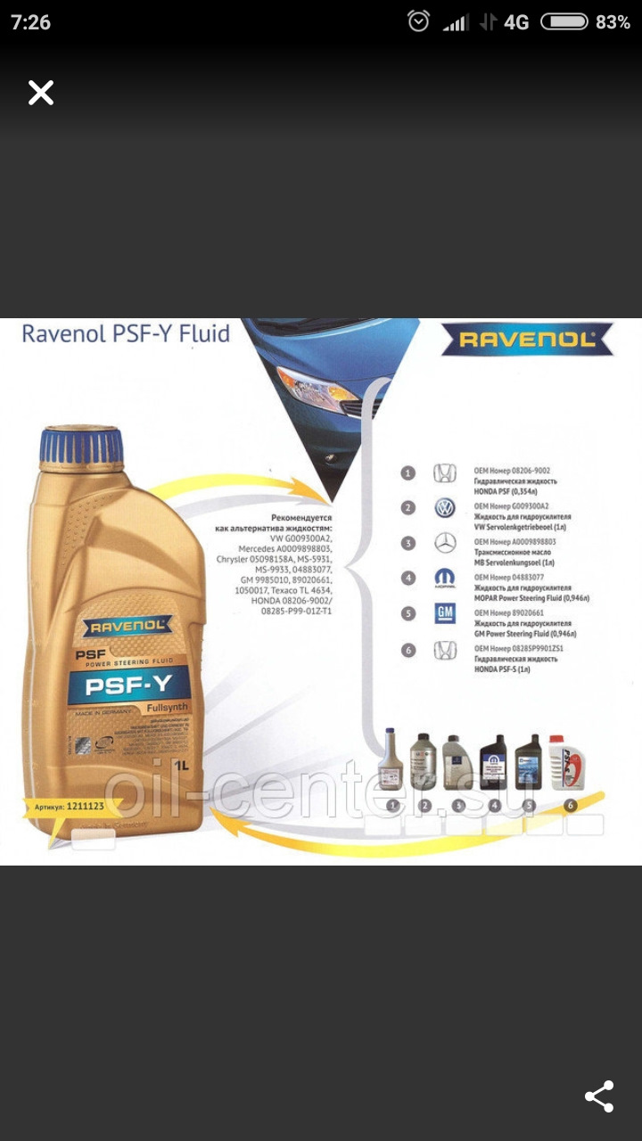 Муки выбора жидкости ГУР! Оригинал или RAVENOL! — Honda Accord (7G), 2 ...