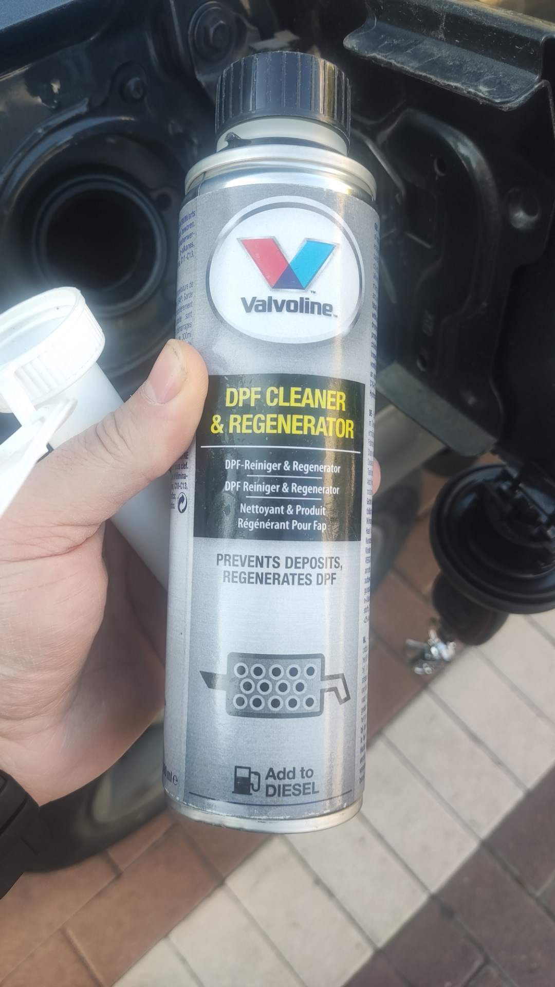 Добавка в топливо для DPF от Valvoline — Dacia Sandero (2G), 1,5 л, 2017 года | заправка | DRIVE2