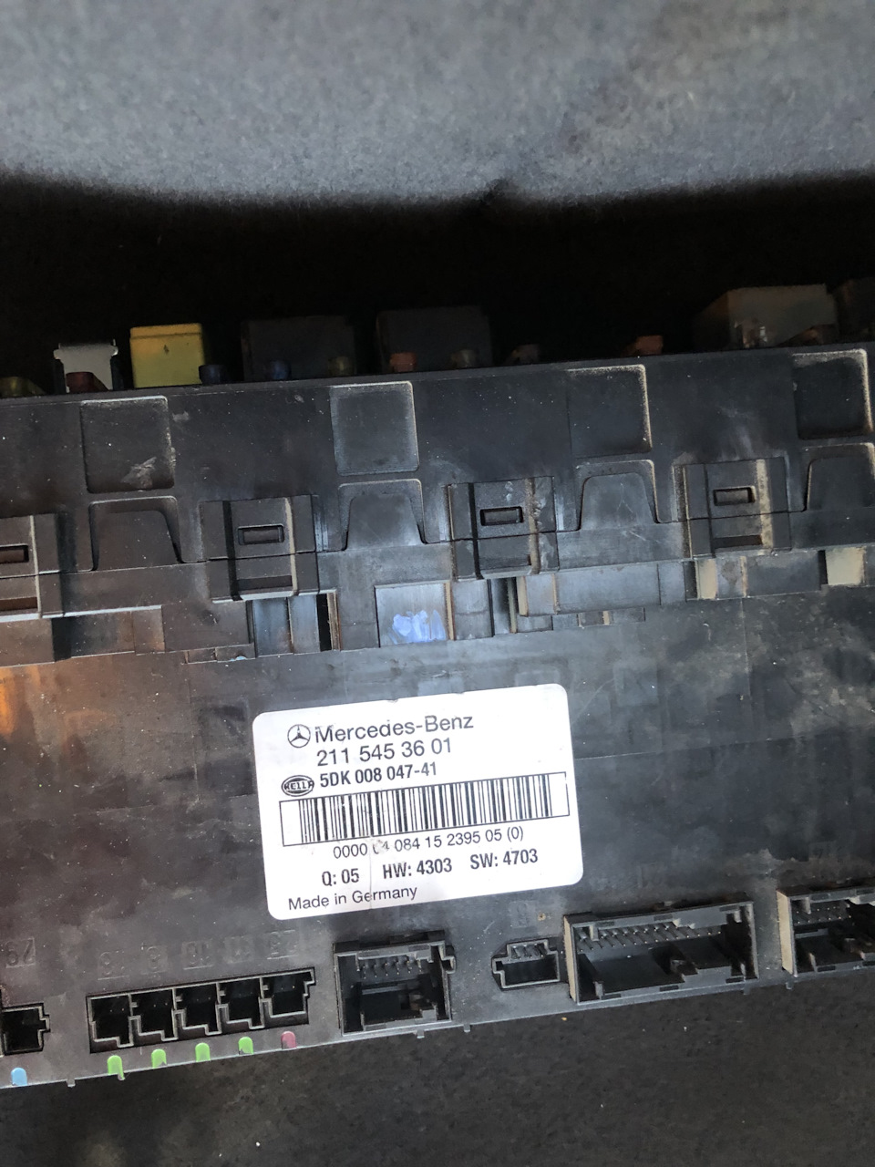 A2115453601 RELAY BOX Mercedes | Запчасти на DRIVE2