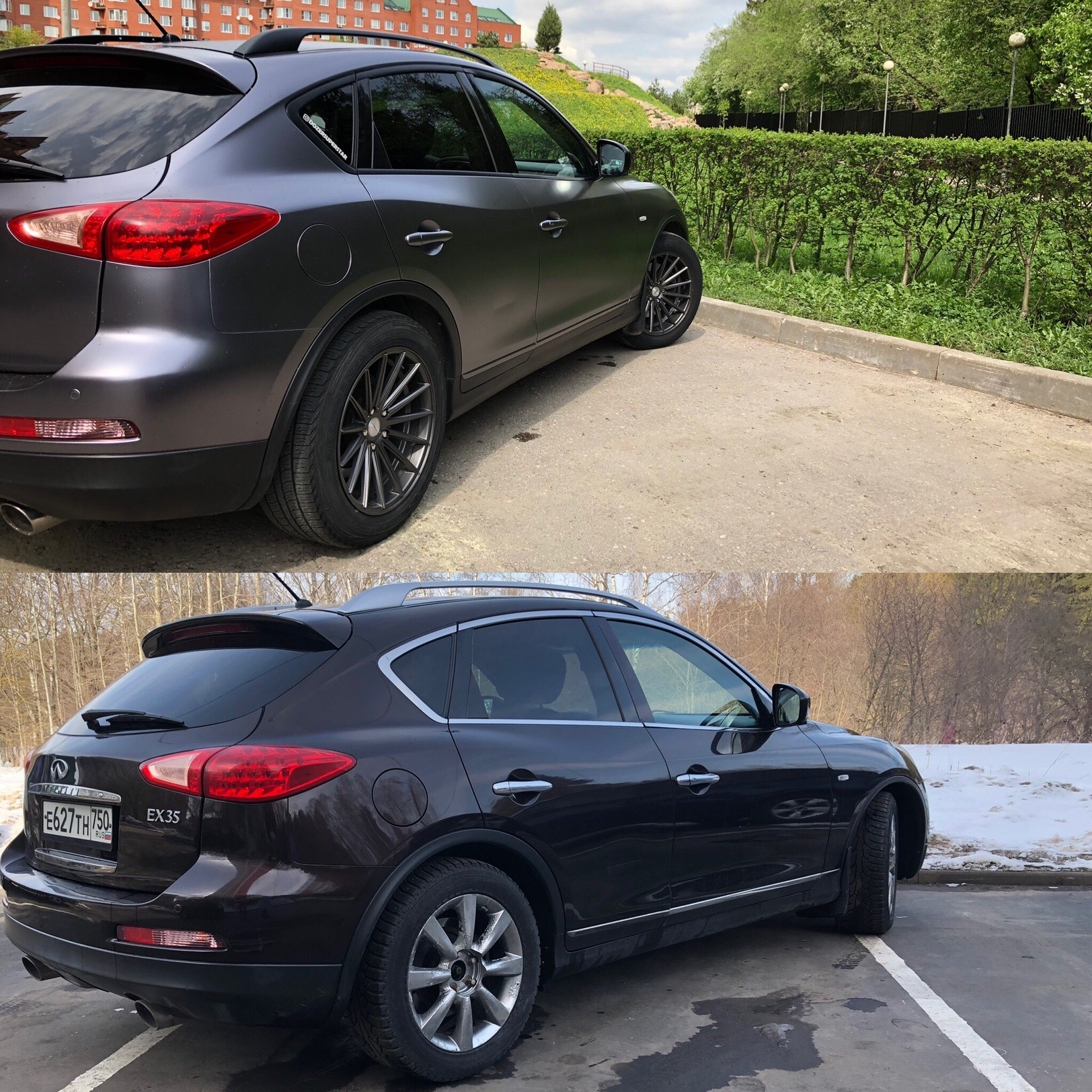 Стало-было, маленькое сравнение. — Infiniti EX, 3,5 л, 2009 года ...