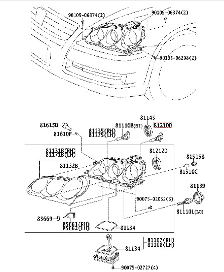9010906374 Болт металлический TOYOTA LEXUS | Запчасти на DRIVE2
