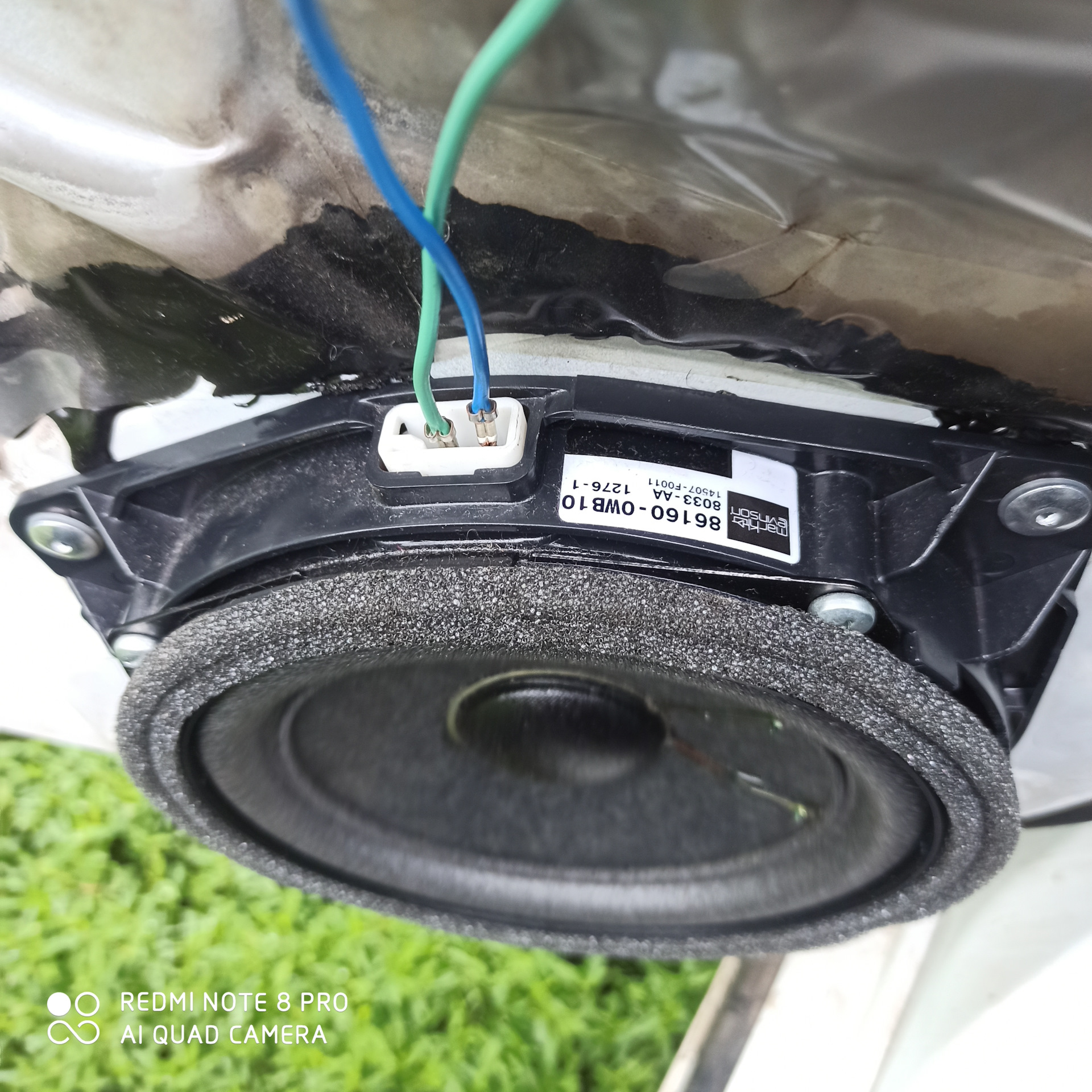 42. Установка передних динамиков МЛ 86160OWB10 — Toyota Avensis II, 2 л ...