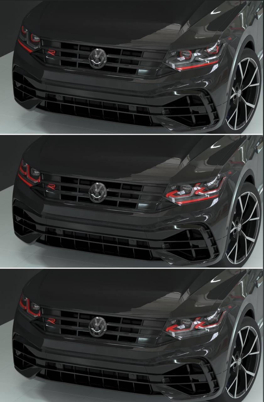 Кастомные фары — done — Volkswagen Tiguan (2G), 2 л, 2021 года ...