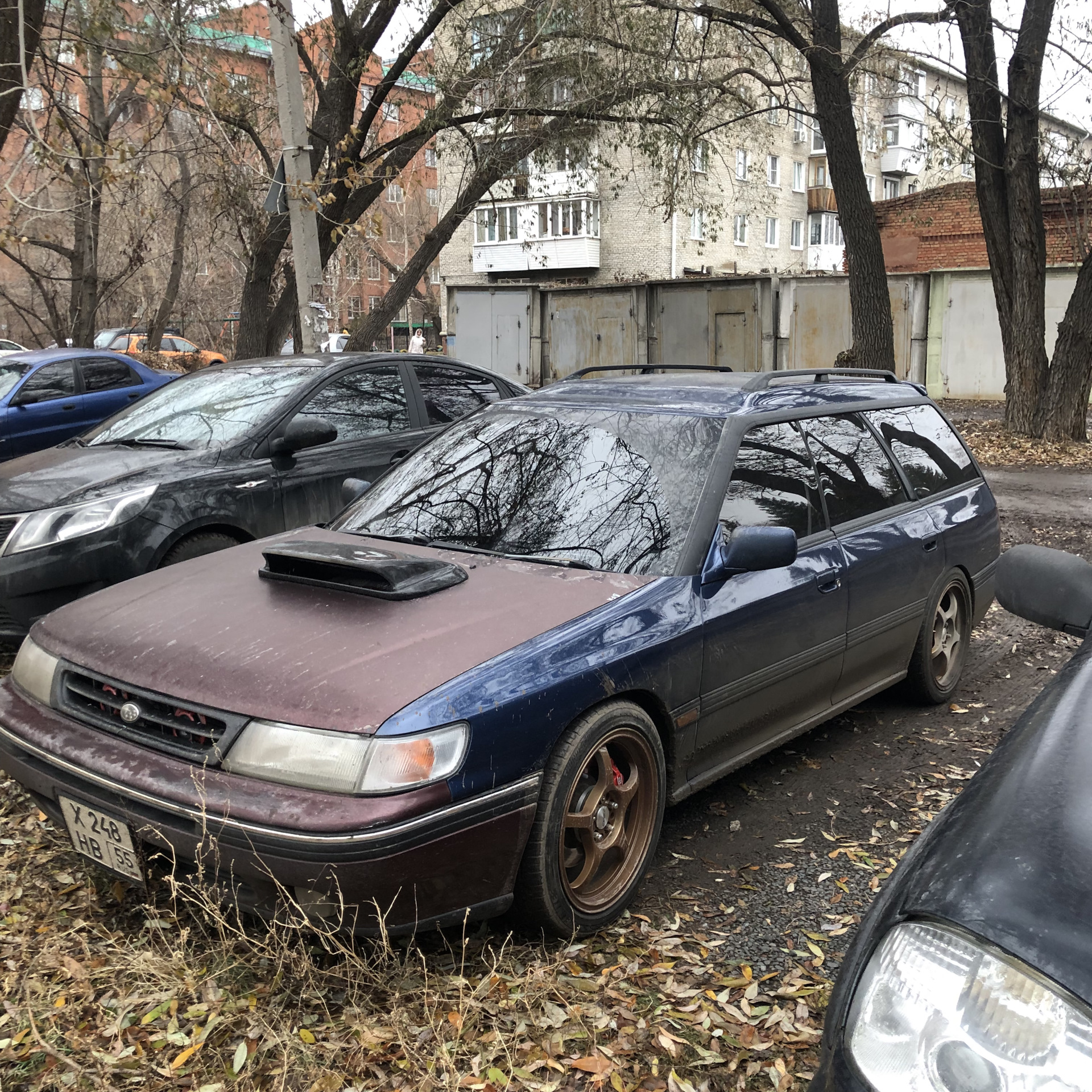 В строю, но некрасивое( — Subaru Legacy (BC/BJ/BF), 2 л, 1991 года ...