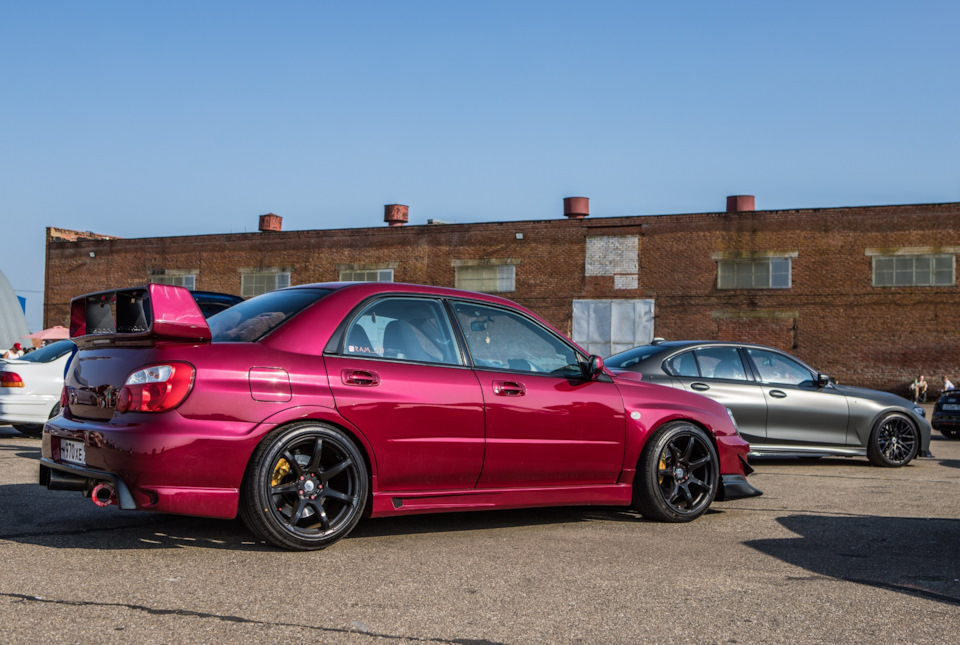 Аэродром азимут выставка тачек — Subaru Impreza WRX (GD/GG), 2 л, 2005 ...