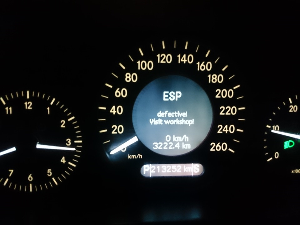 Плавающие ошибки ABS, ESP, BAS. — Mercedes-Benz E-Class (W211), 2,2 л, 2002 года | своими руками ...