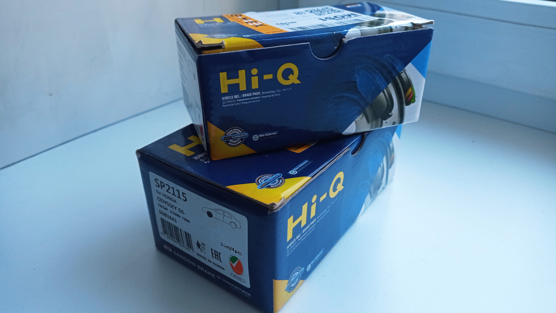 Тормозные колодки "𝐒𝐀𝐍𝐆𝐒𝐈𝐍 𝐁𝐑𝐀𝐊𝐄" 🇰🇷 — Dongfeng AX7, 2 л, 2019 года ...