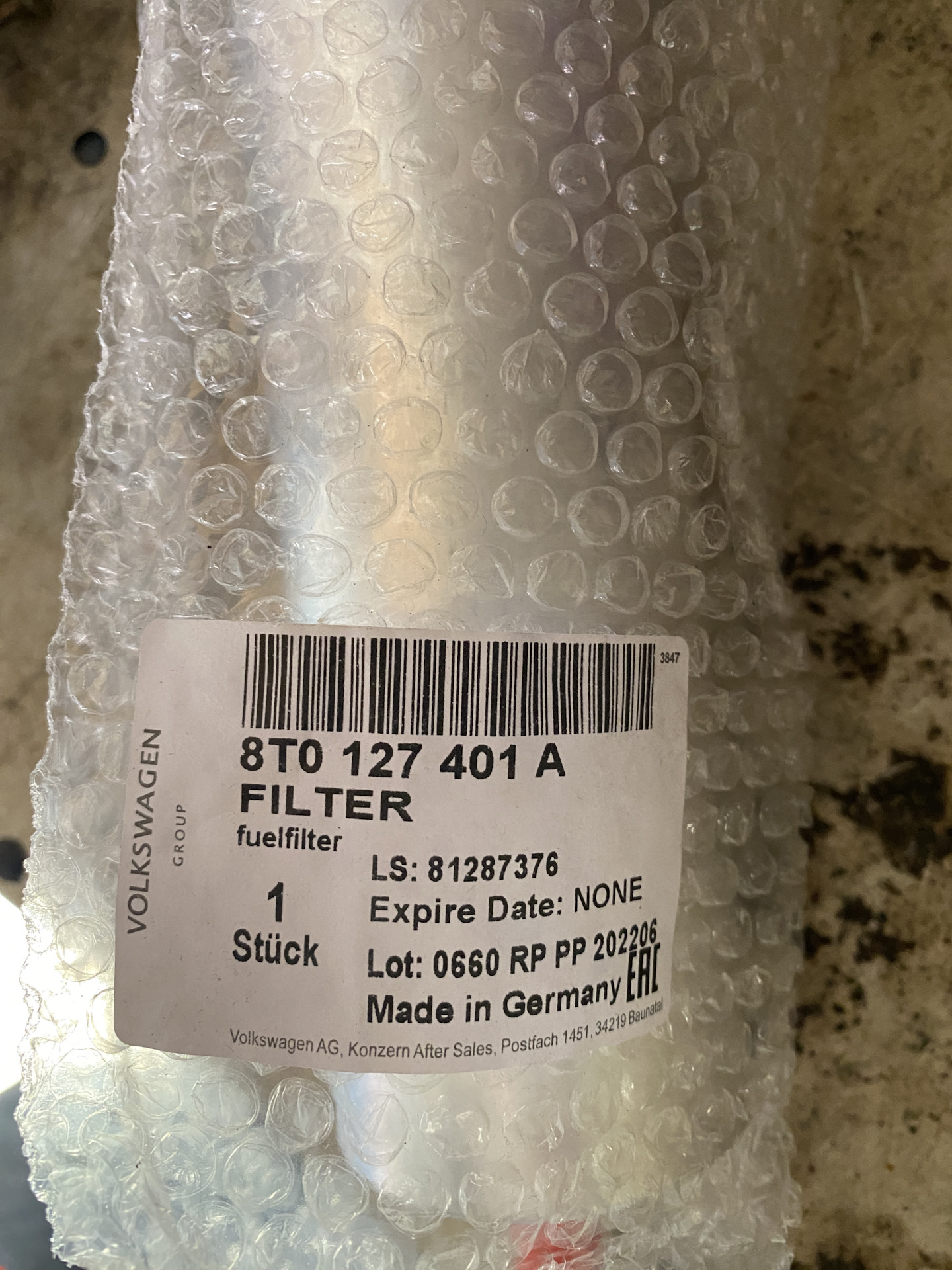 Топливный, салонный, воздушный фильтр. — Audi A4 (B8), 2 л, 2010 года ...