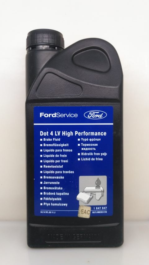1847947 Жидкость тормозная DOT4 1л High Performance Ford | Запчасти на ...