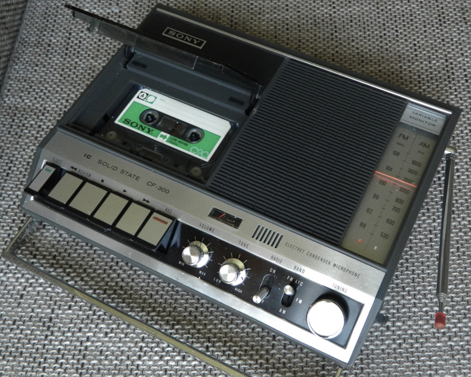 1971 Sony CF-300 Cassette Recorder — Сообщество «Клуб Почитателей ...