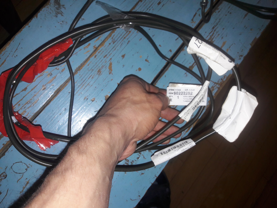 90222252 ТРУБКА ТОРМОЗНОЙ СИСТЕМЫ 8ММ GM | Запчасти на DRIVE2