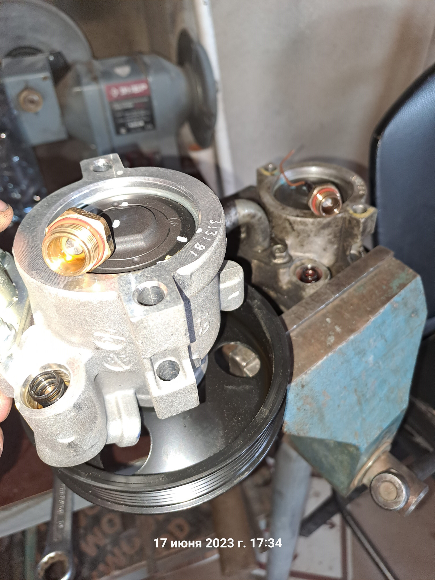 Замена насоса ГУР на GM 95216831 — Chevrolet Lacetti Sedan, 1,4 л, 2007 ...