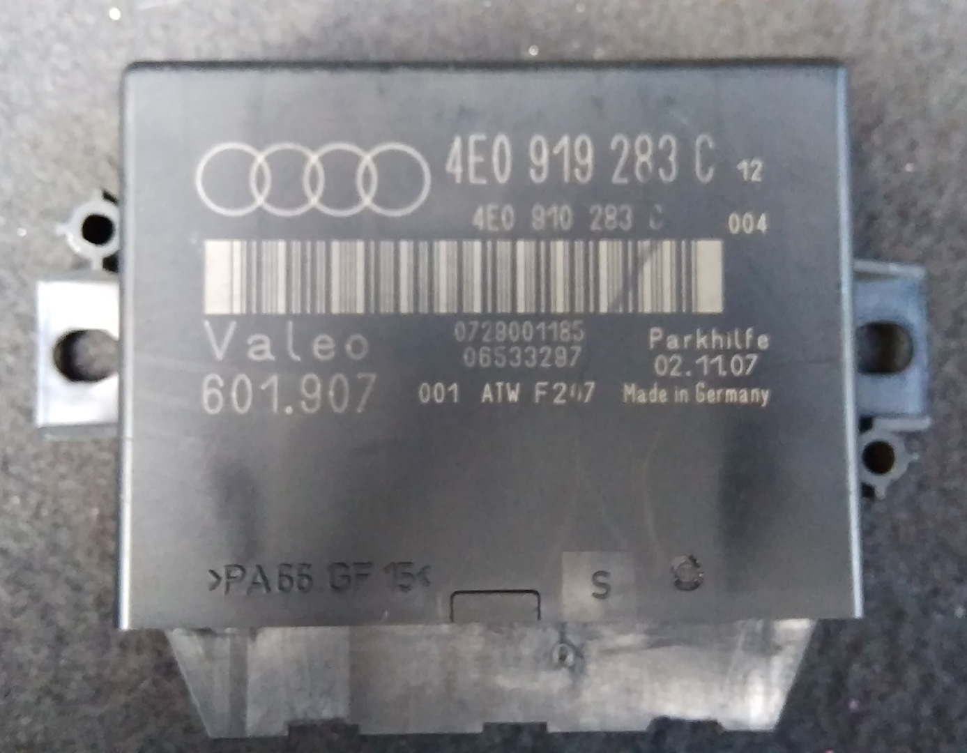 Поставил блок парктроника с визуализацией — Audi A8 (D3), 4,2 л, 2003 ...