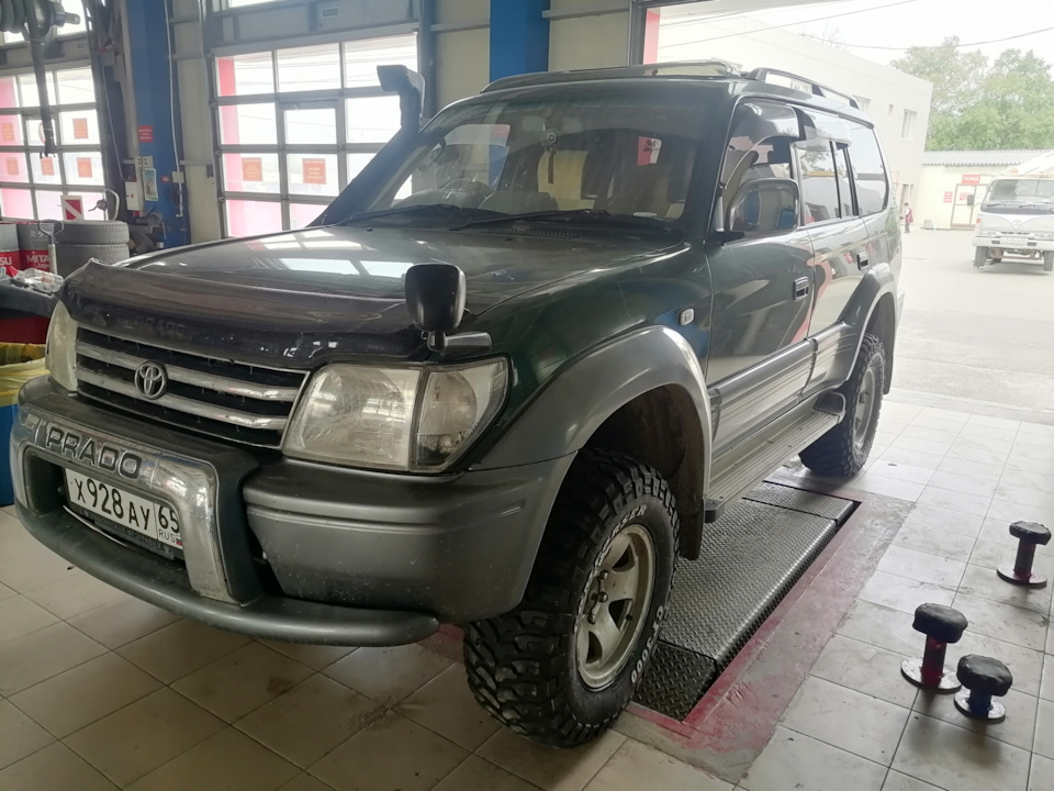 Новая "Резя" — Toyota Land Cruiser Prado 90-series, 3,4 л, 1997 года | шины | DRIVE2
