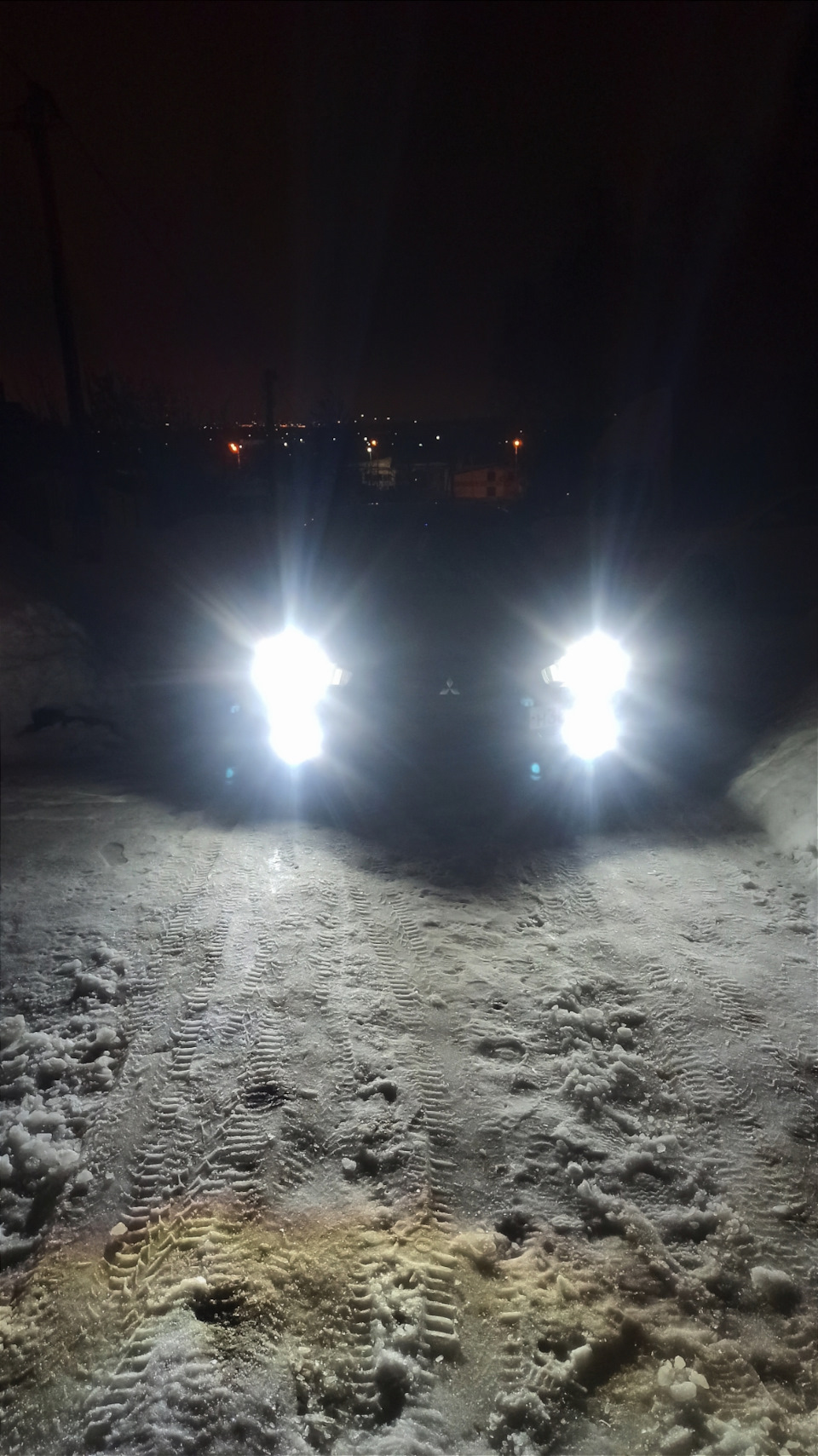 Установка би-лед линз и Птф — Mitsubishi Lancer X, 2 л, 2008 года ...