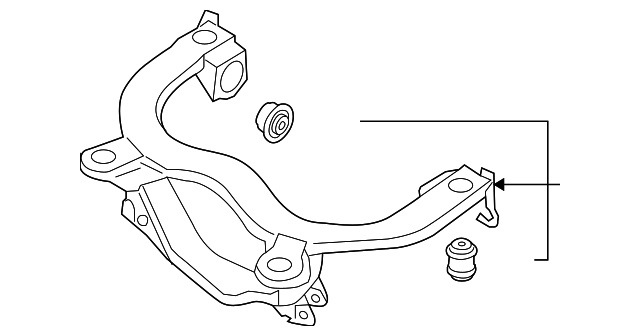 1J0505235F Подрамник VAG | Запчасти на DRIVE2