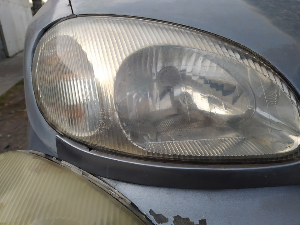 Освежил передние фары — Chevrolet Lanos, 1,5 л, 2008 года | своими ...
