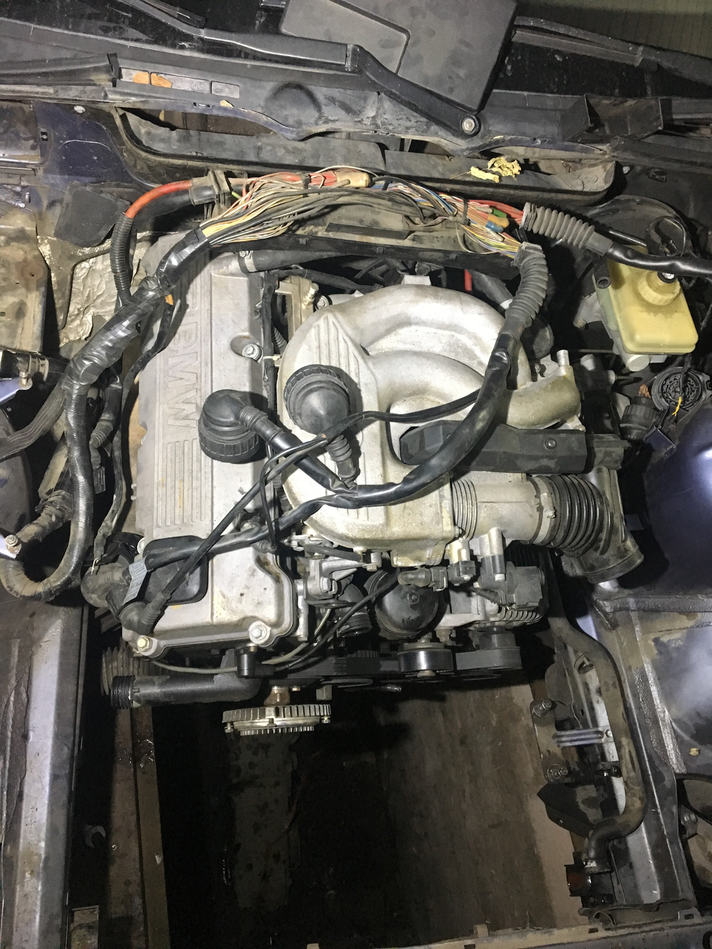 SWAP M43B16 — M54B30 (1) — BMW 3 series (E36), 1,6 л, 1995 года ...