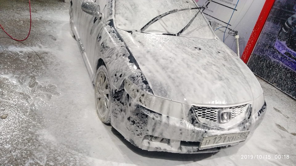 Самомойка — Honda Accord Wagon (7G), 2,4 л, 2003 года | мойка | DRIVE2