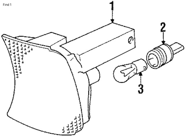 63131384034 Фонарь указателя поворота П BMW | Запчасти на DRIVE2