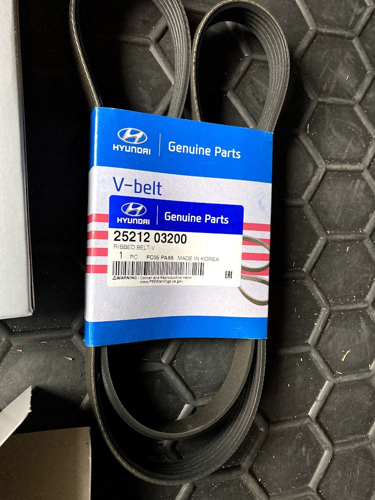 2521203200 Приводной ремень l=60см KIA HYUNDAI | Запчасти на DRIVE2