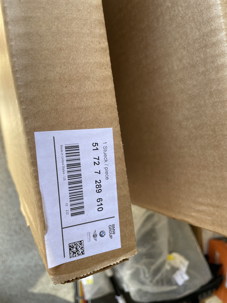 51727289610 Защитная окантовка двери Пд BMW | Запчасти на DRIVE2