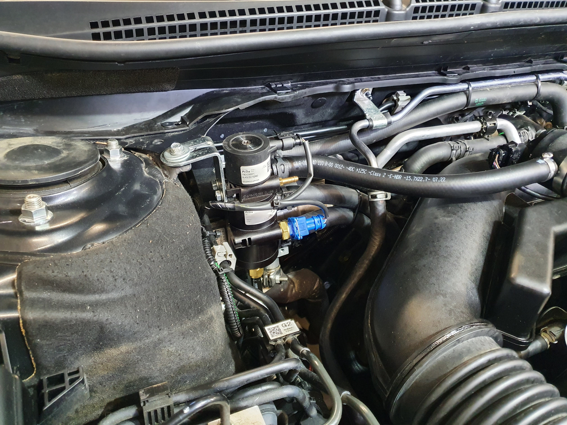 3. Установка ГБО Prins VSI-3DI на новую Subaru с непосредственным ...