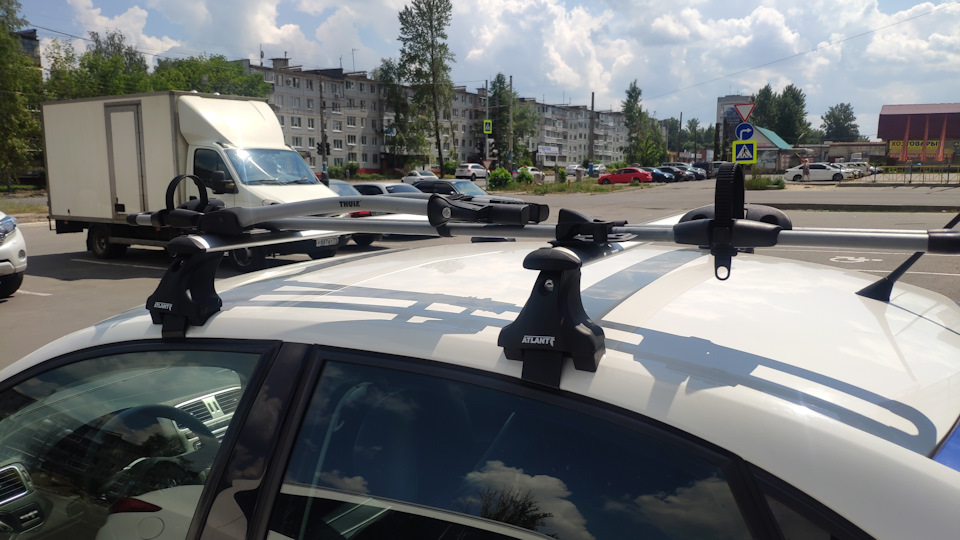Багажник на крышу Atlant (арт. 8823) — Volkswagen Polo Sedan, 1,6 л ...