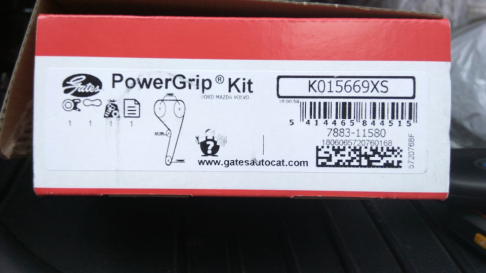 K015669XS Комплекты деталей для ремней грм GATES | Запчасти на DRIVE2