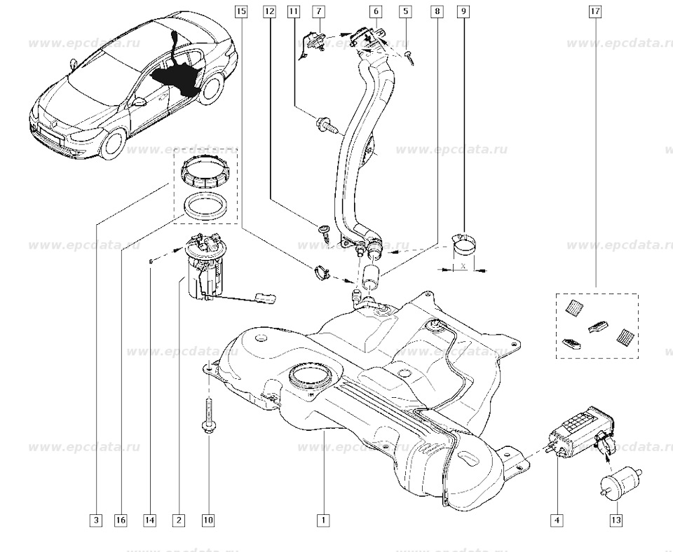 Сломался адсорбер топливного бака (решено) — Renault Fluence, 1,6 л ...